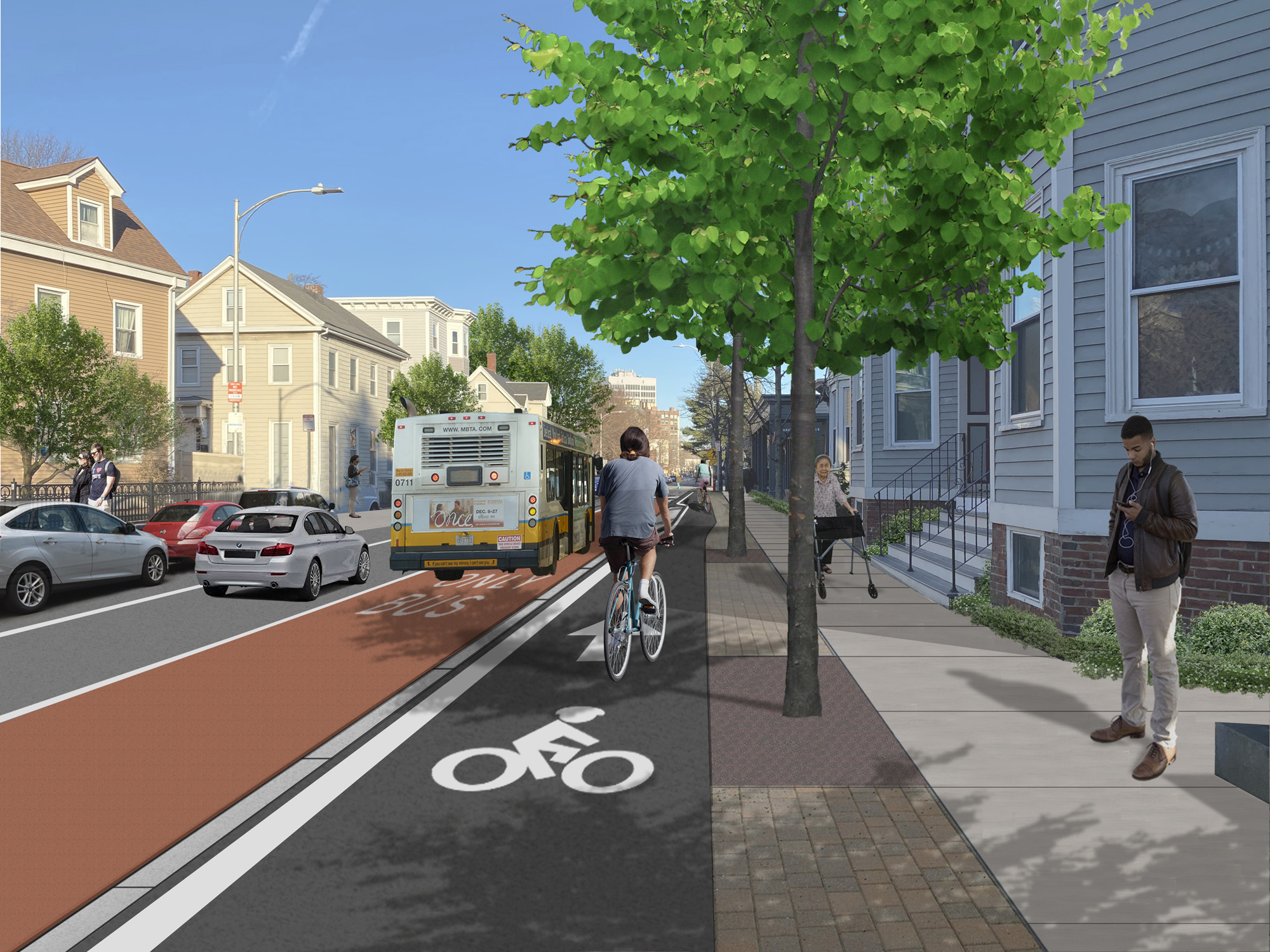 Landscape Architecture for River Street Complete Streets - Tighe & Bond