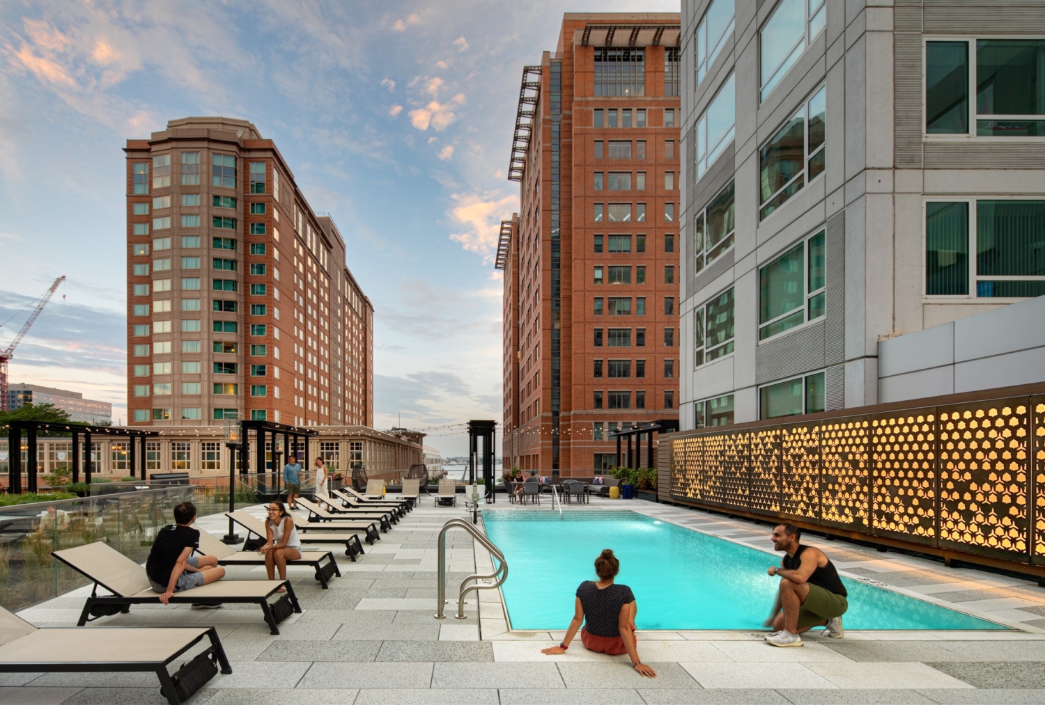 Gables Seaport Amenity Terrace - Tighe & Bond
