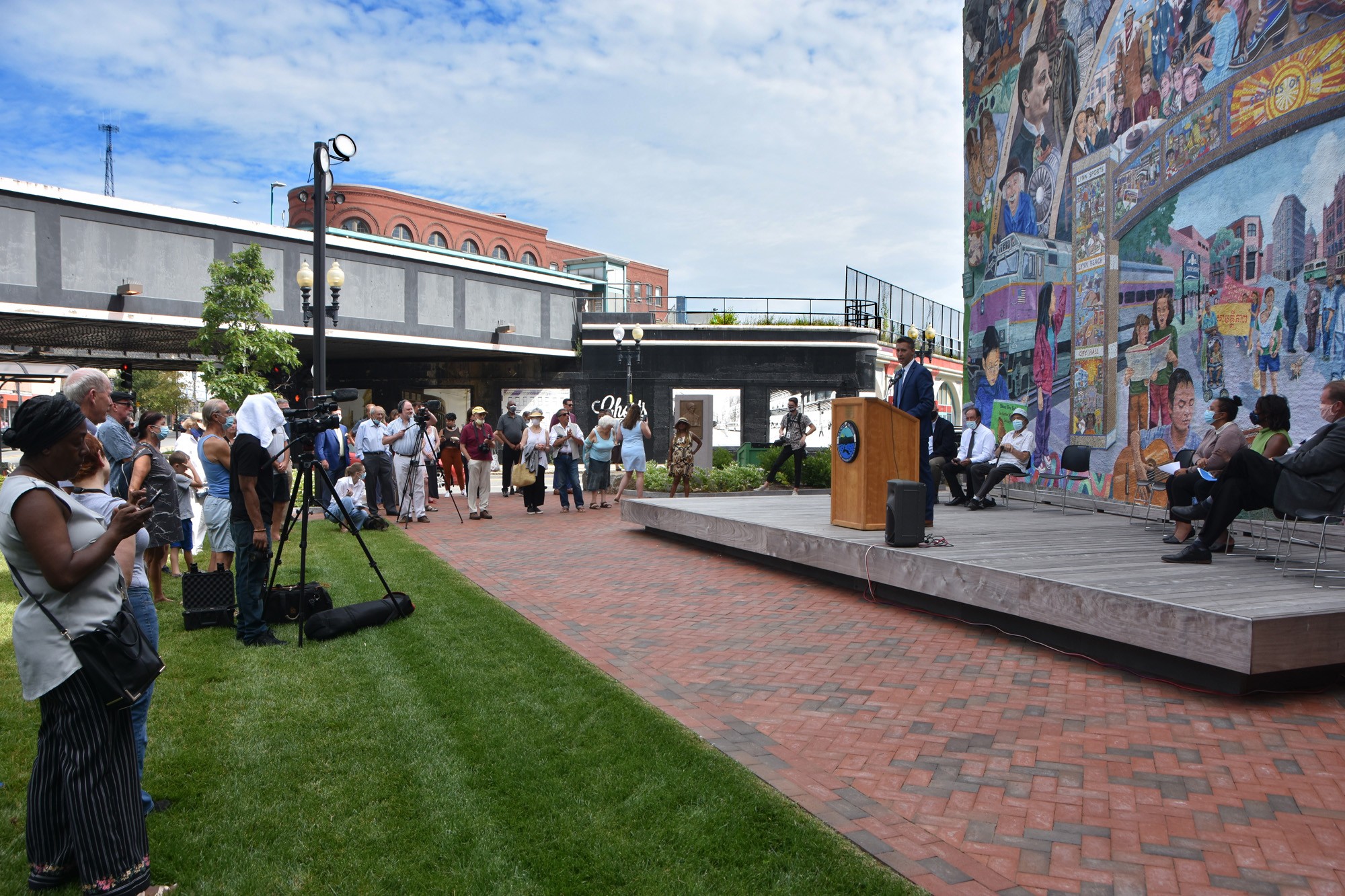 City Of Lynn Massachusetts Dcr Celebrate Opening Of Frederick Douglass Park Northeast