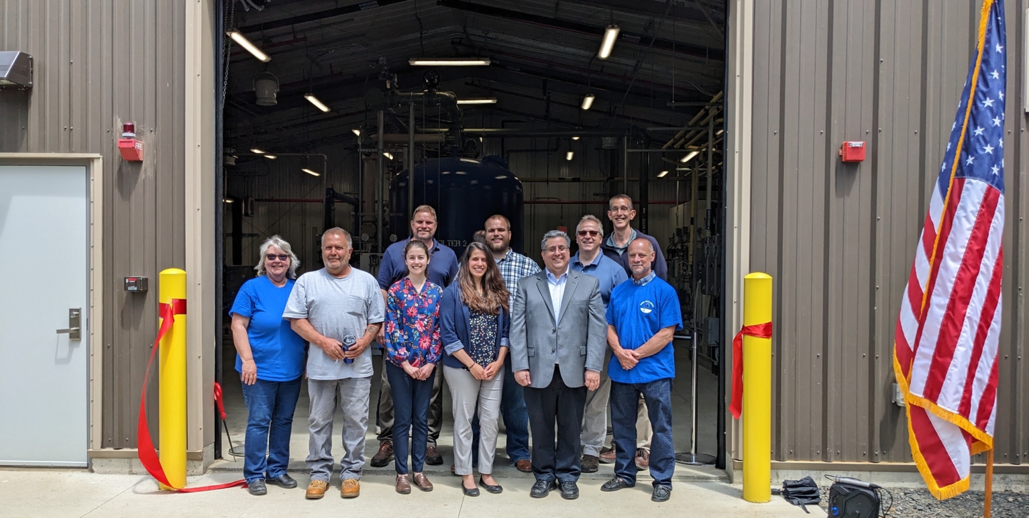 Warren Hosts Ribbon Cutting, Dedication for Water Treatment Plant